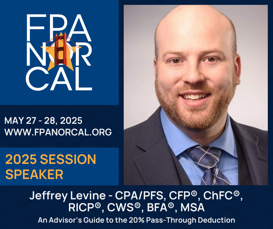 Jeffrey Levine - FPA NorCal Conference